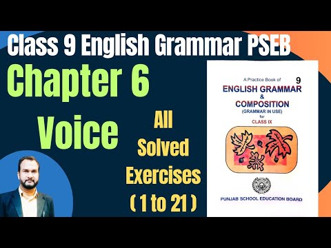 Voice | Class 9 Chapter 6 Active Passive| All solved exercises | English Grammar | Grammar practices