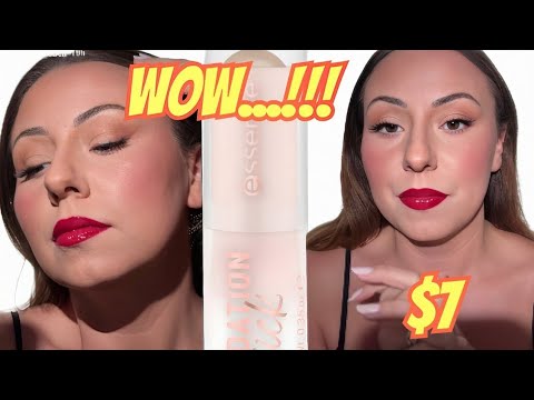 NEW @ DRUGSTORE - $7 FOUNDATION ESSENCE STICK REVIEW + WEAR TEST |