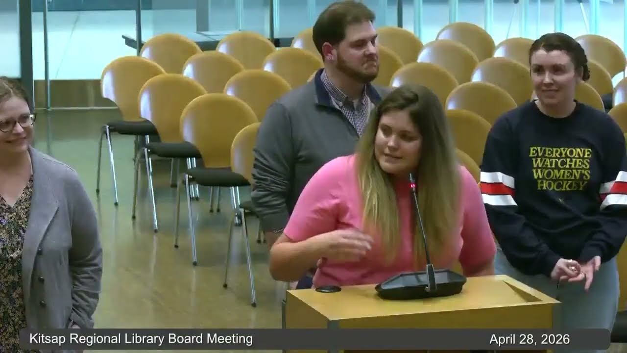 Kitsap Regional Library Board of Trustees Meeting: Mission Moment, April 28, 2026