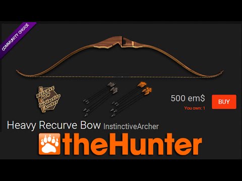 Steam Community :: Video :: theHunter - Heavy Recurve Bow Traditional Bows review/round up