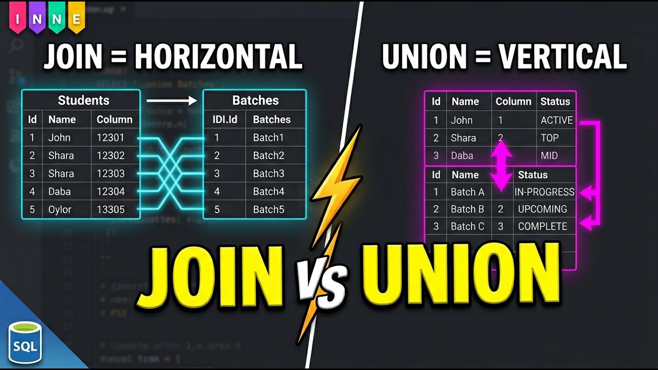SQL Joins Explained: INNER, LEFT, RIGHT, FULL OUTER & SELF JOIN