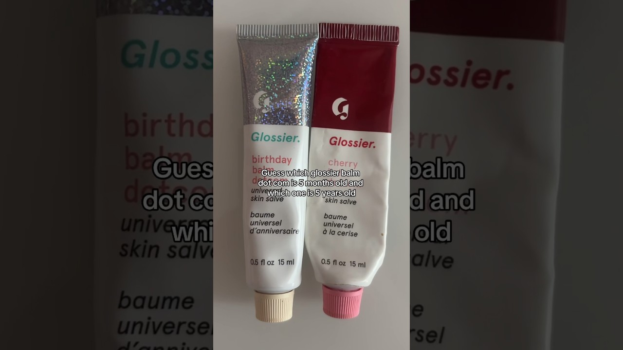 HOW OLD IS MY GLOSSIER BALM DOT COM? 😱