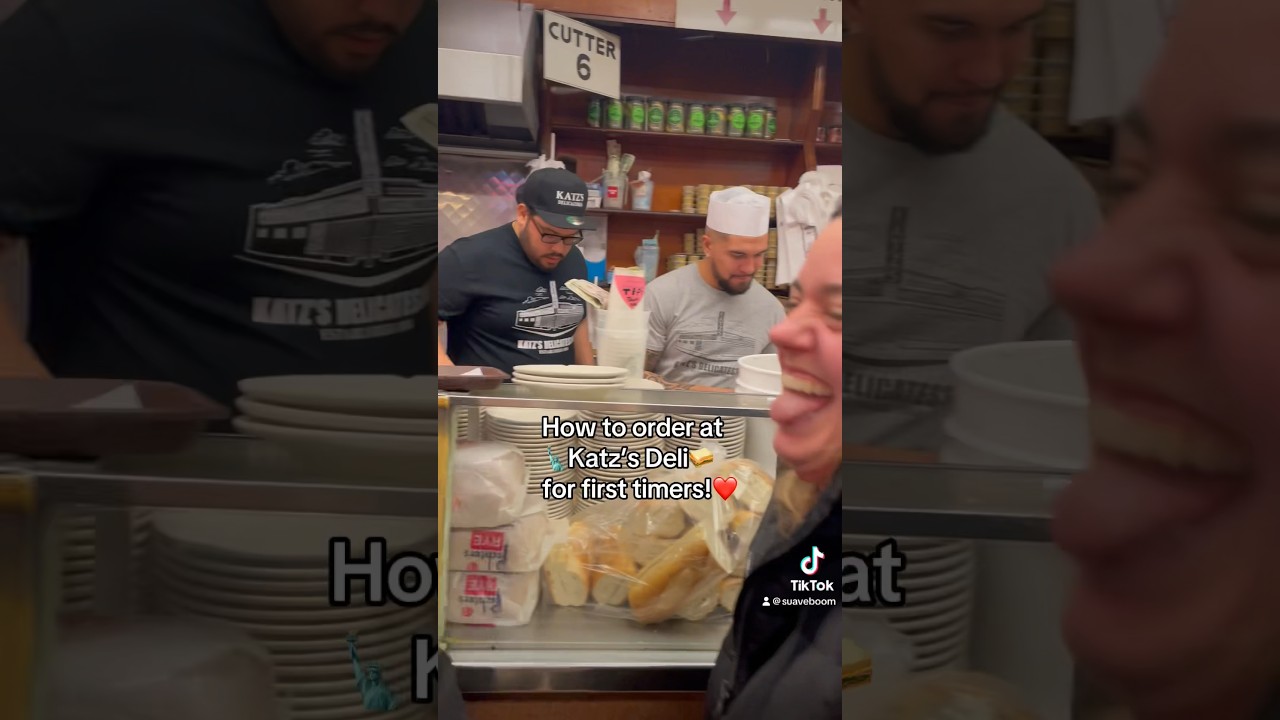 🗽🥪How to order at Katz’s Deli for first timers!💔#newyorkcity