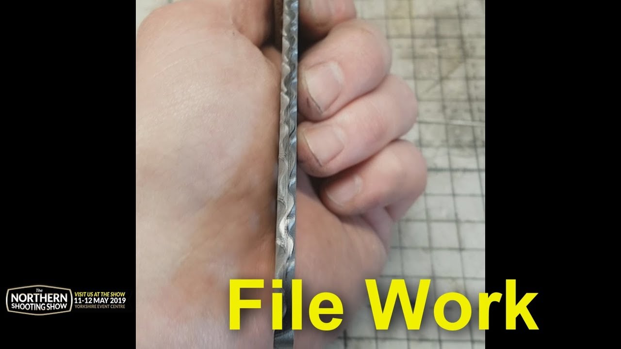 Knife spine file work