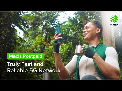 Stay connected indoors or outdoors with Maxis Postpaid