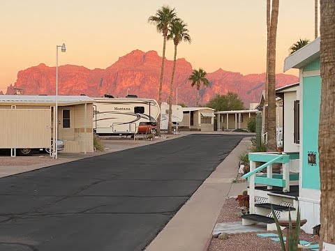 SOLD! ADORABLE 1BR/1BA PALM HARBOR IN AFFORDABLE 55+ APACHE JUNCTION, AZ COMMUNITY - $34,900