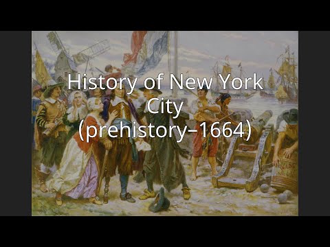History of New York City (prehistory–1664)
