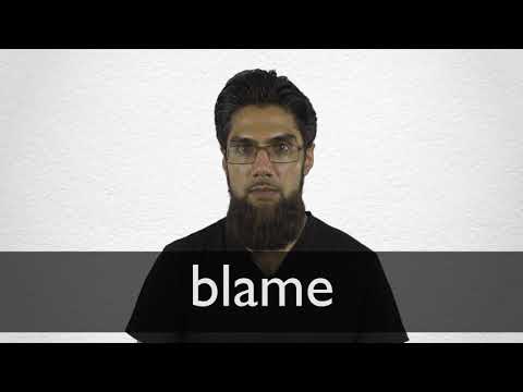 BLAME definition and meaning | Collins English Dictionary