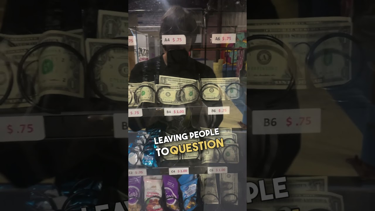 Strange Vending Machine that Dispenses Money 💰 🤑