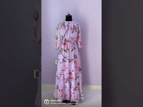 Floral Purple maxi | Label Elan @Instagram