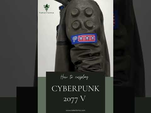 Cyberpunk 2077 V Cosplay Costume Game Jacket Top Level #Takerlama #cyberpunk2077 #cyberpunkcosplay