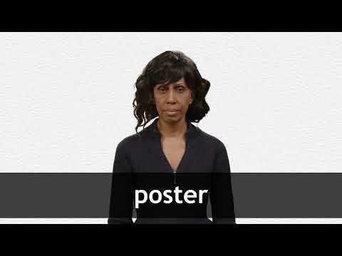 POSTER definition and meaning | Collins English Dictionary