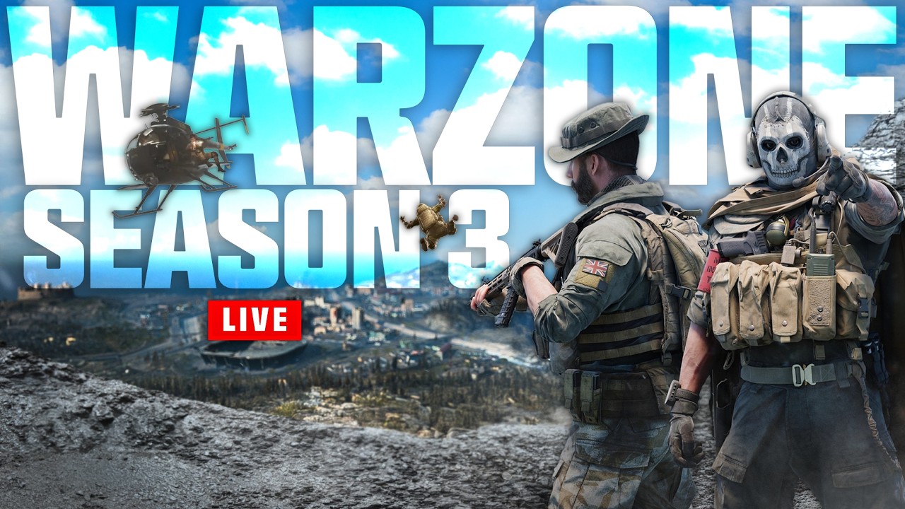 🔴LIVE - Warzone Season 3 Verdansk | Call of Duty Black Ops 7