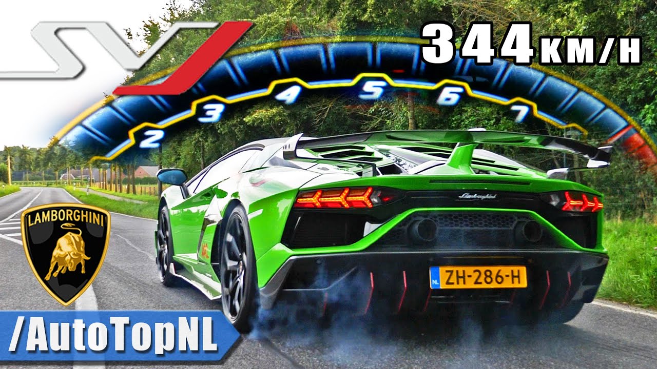 Lambo Aventador SVJ Gives Lightning-Fast Shift Goosebumps on Its Way to ...