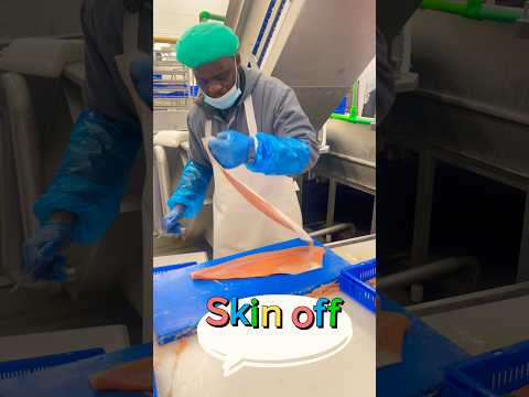 Salmon manual deskining