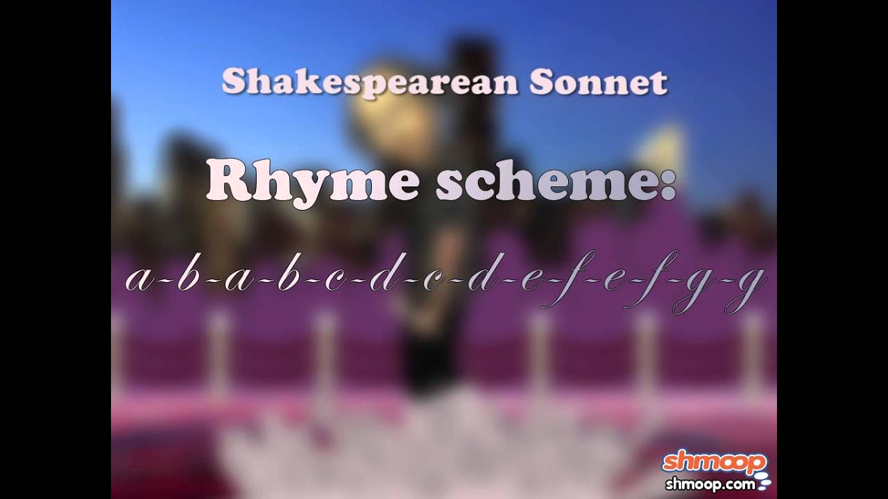 Sonnets by Shmoop