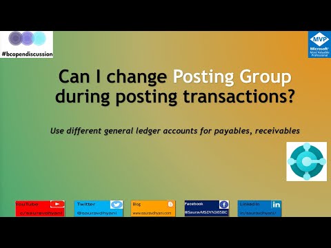 Using Different GL Accounts for Payables and Receivables in #msdyn365bc