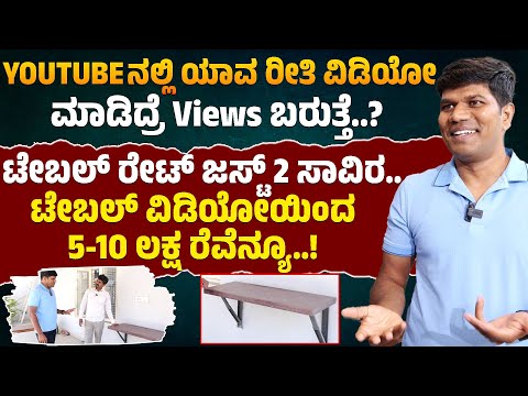 YOUTUBE ನಲ್ಲಿ ಯಾವ ರೀತಿ ವಿಡಿಯೋ ಮಾಡಿದ್ರೆ views ಬರುತ್ತೆ? | Sriram Benur | Youtuber | EP 06 | KTV