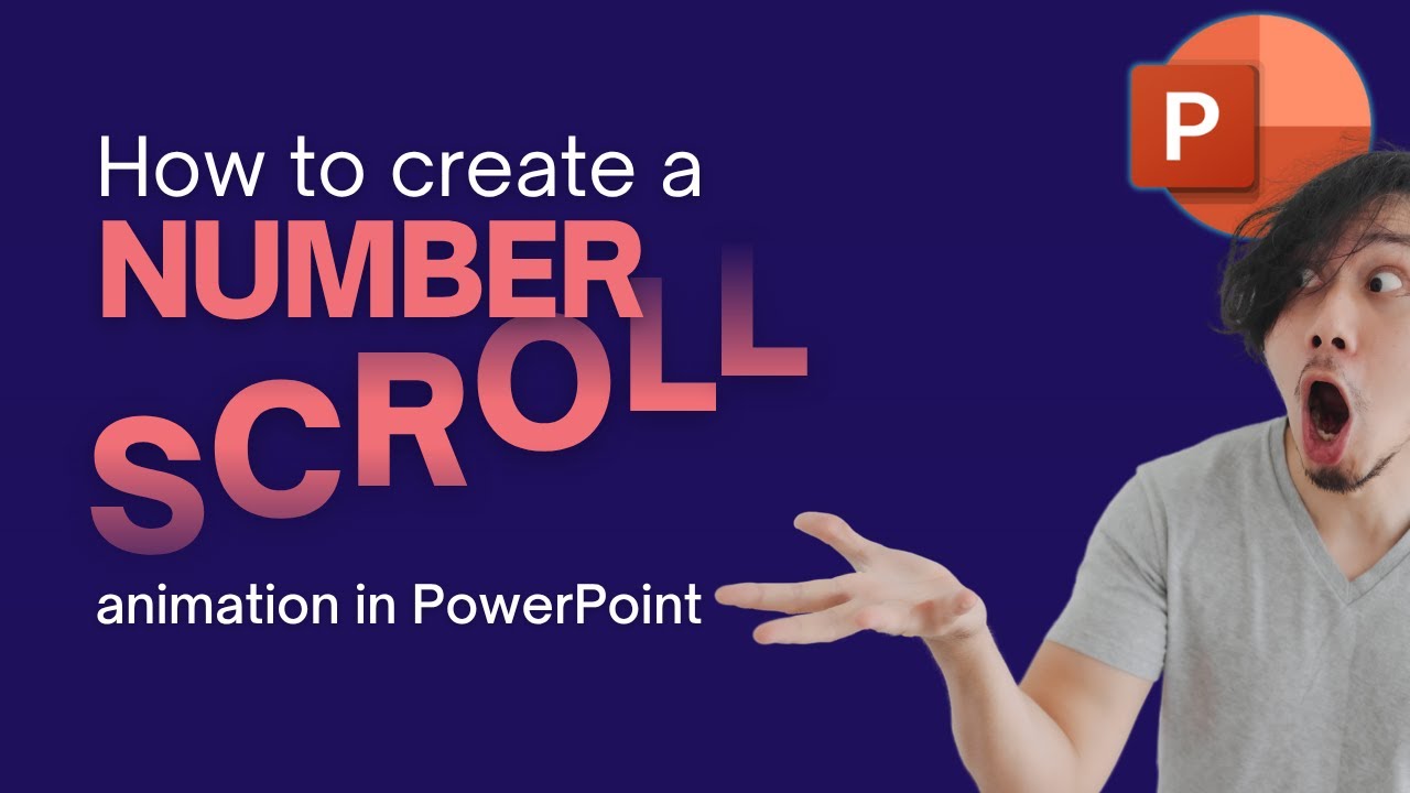 Create a Scrolling Number Effect in PowerPoint