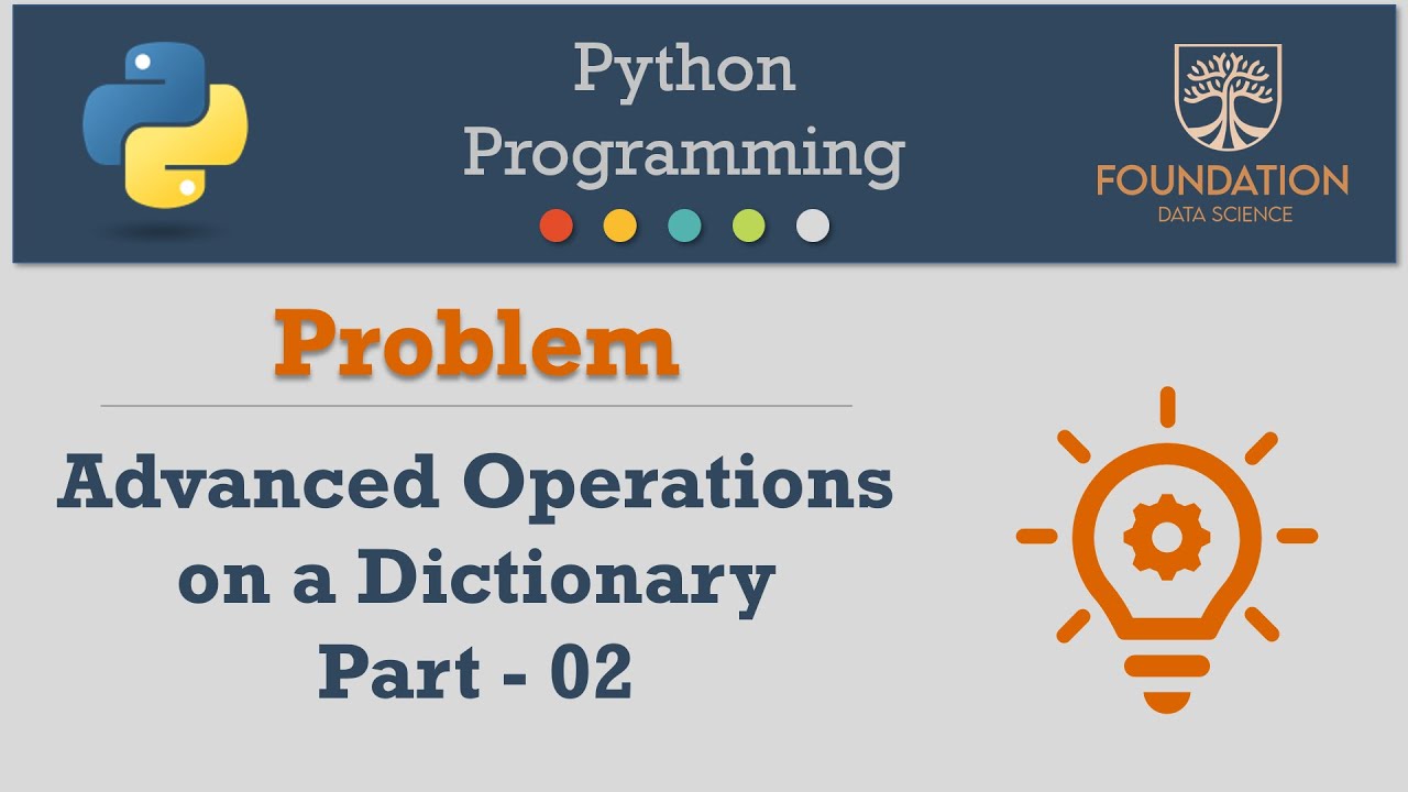 Python - Advanced Operation on Dictionary Part 02