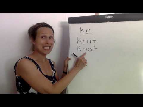 How to read words that start with kn and wr