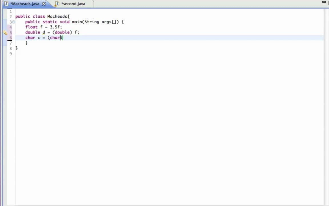 Java Lesson 13 | Typecasting