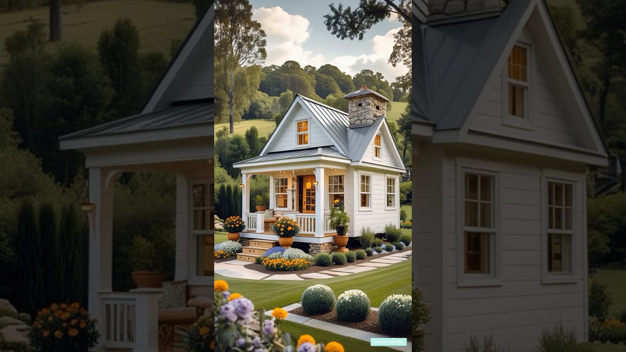 Explore Tiny House with Beautiful Cottage-Style Interior | Cozy & Peaceful Home Tour