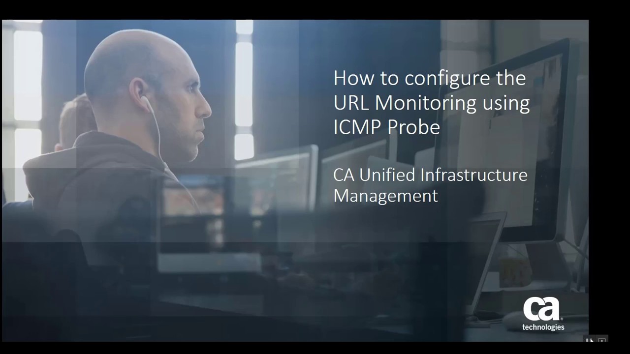 How to configure the url monitoring using ICMP probe in CA UIM