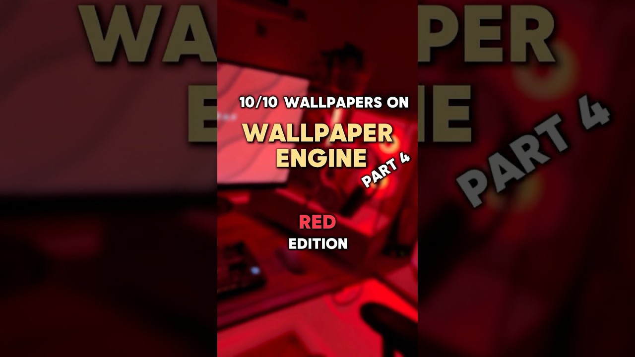 PART 2 | 10/10 Red Wallpapers #tech #wallpaperengine #red #viralvideo