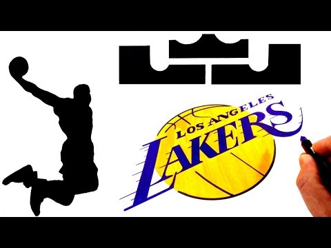 How to Draw the Lebron James and L.A. Lakers Logos | Dawn Sawyer