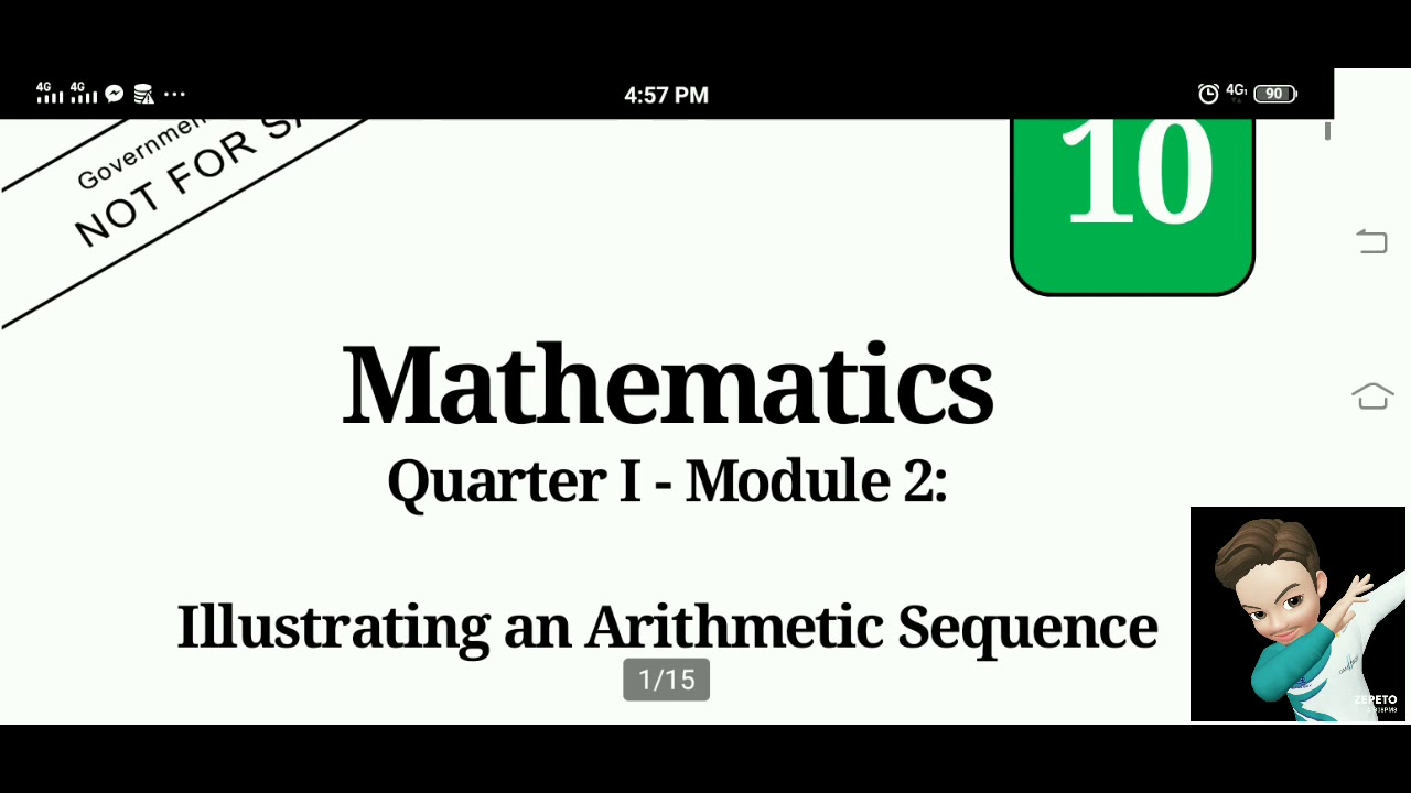 Mathematics 10 Module ANSWER KEY