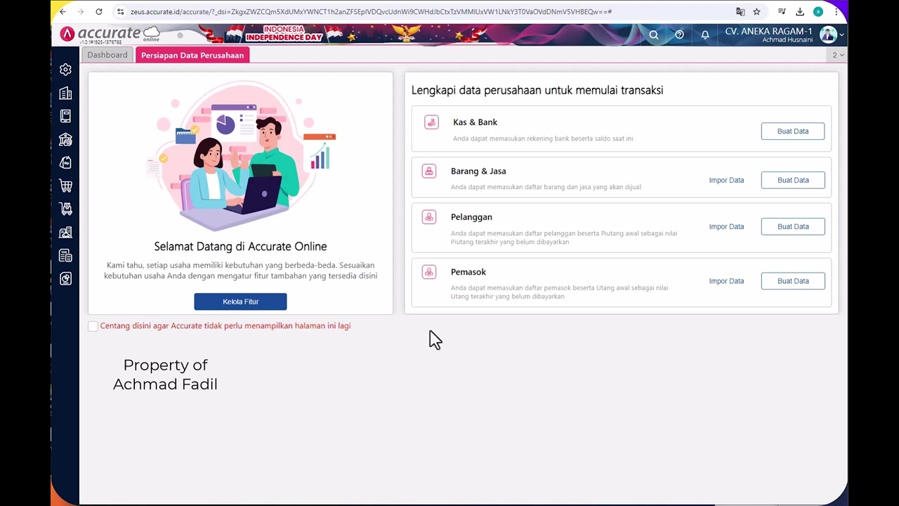 Tutorial Accurate Online CV ANEKA RAGAM Full