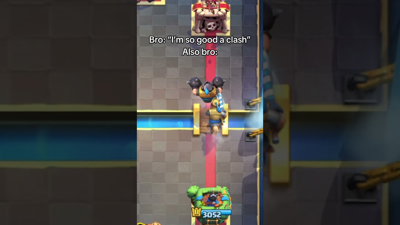 Bro be playing most no skill decks 🙏 #shorts #clashroyale