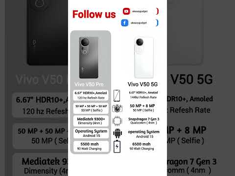 Vivo v50 pro vs vivo v50