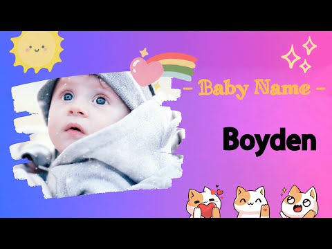 BOYDEN | Boyden name meaning | Boy Name Meaning | Messenger (2023)
