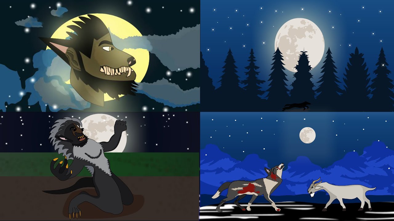 Werewolf Transformations & Wolf in Animation (Compilation - 2018 2023)