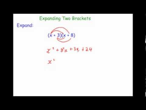 Expanding Two Brackets – Video 14 – Corbettmaths