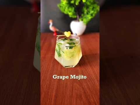Grape Mojito | Green Grape Virgin Mojito | ๐น..#grapescocktail #virginmojito #mocktails #grapemojito