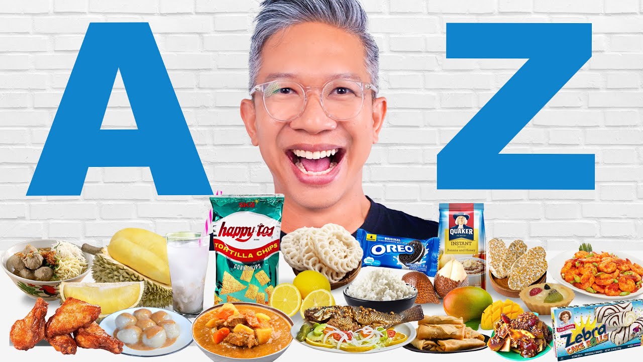 BUY FOOD BEGINNING WITH THE LETTERS A TO Z!!