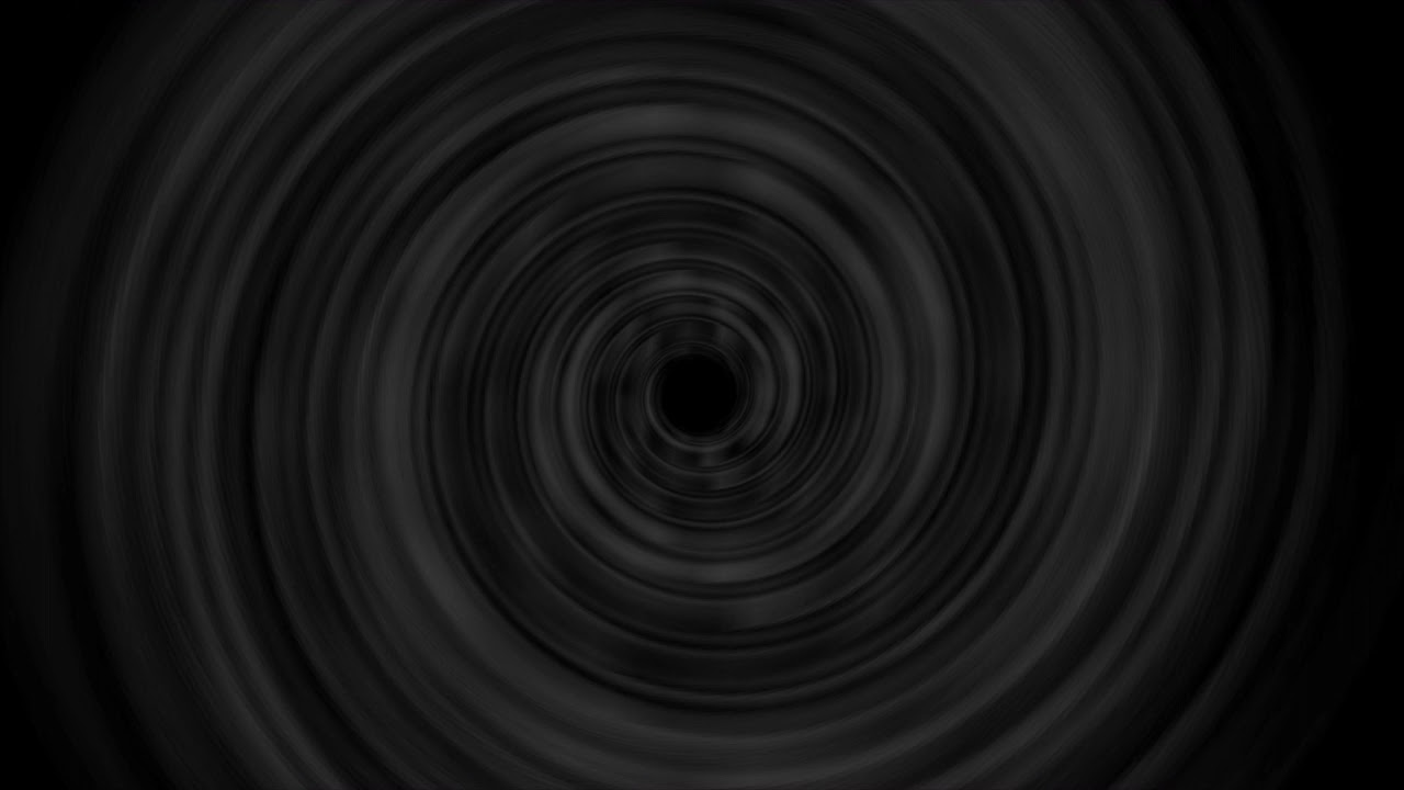 ESPIRAL NEGRA 🌈 FONDO de PANTALLA con MOVIMIENTO - VFX 【4K】GRATIS ✅  (no copyright)💪