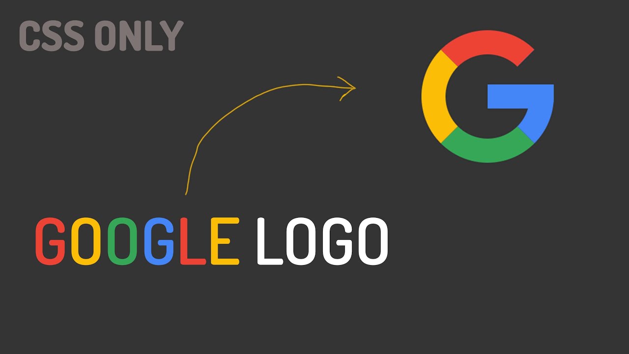 Learn how to create a Google logo using only HTML and CSS