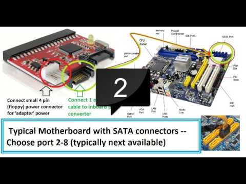 IDE to SATA adapter Tutorial