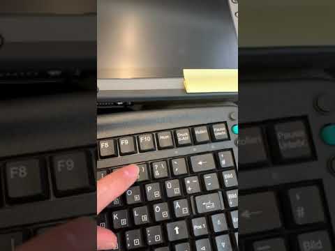 How to get into Bios / Boot menu Getac F10