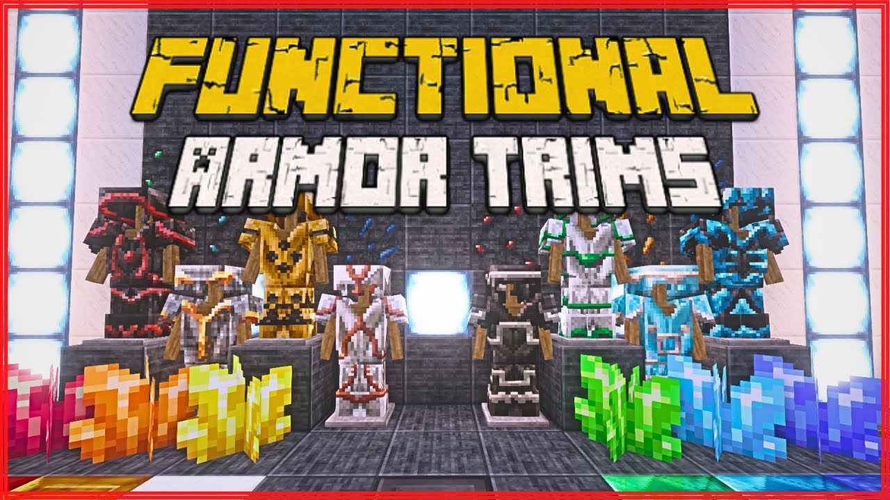 SUPERCHARGE YOUR GEAR WITH TRIMS | Functional Trims (1.20.1) - [Minecraft Mod Showcase]