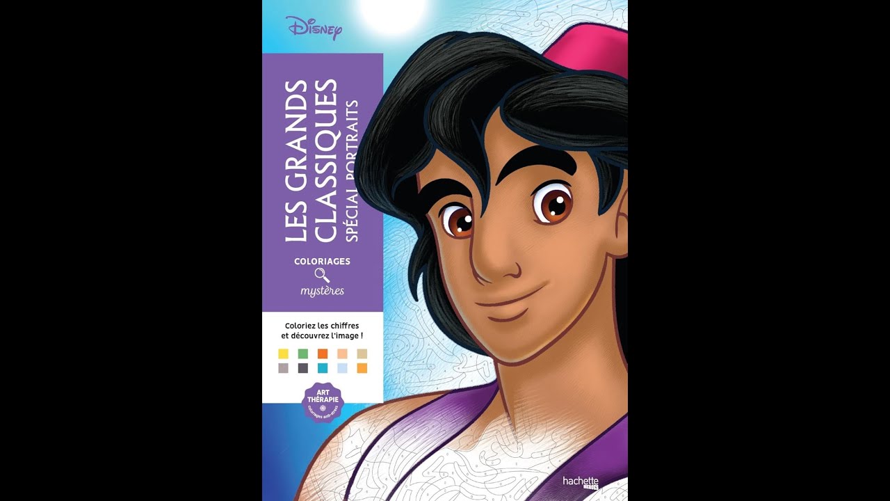 Libro Para Colorear Special Portraits (Aladdin) Disney Original