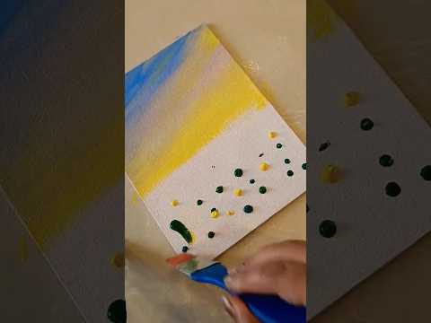 Easy Acrylic Painting for beginners | Landscape Painting | Easy Acrylic Tree Painting