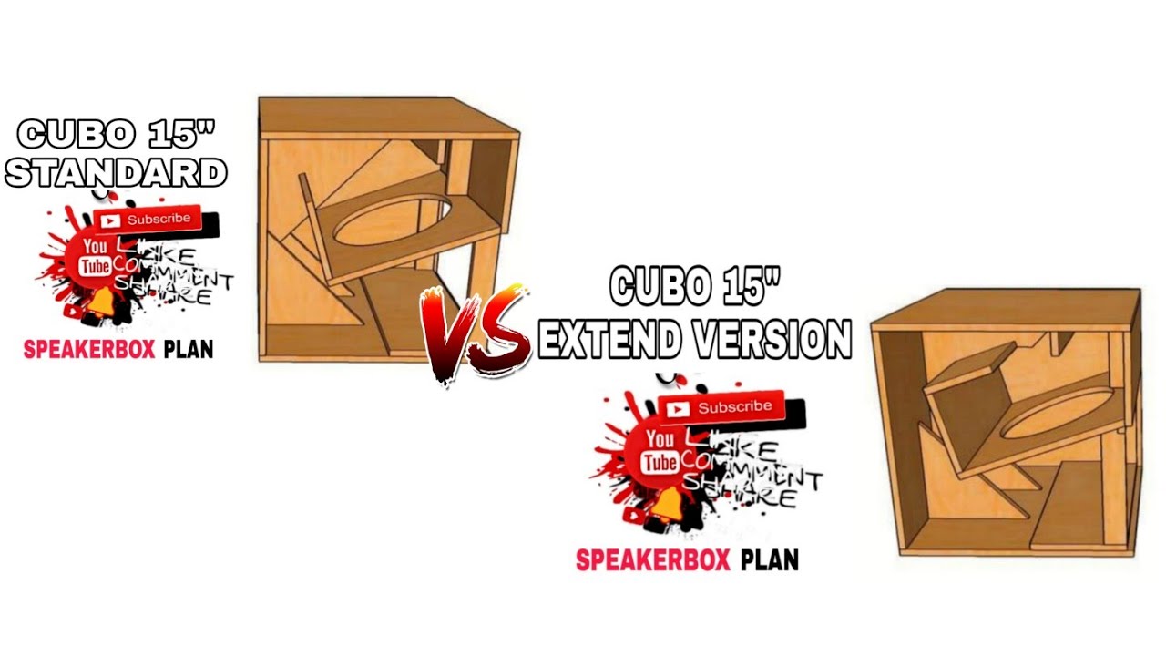 CUBO 15 INCH STANDARD vs CUBO 15 INCH EXTENDED VERSION | FULL PLAN