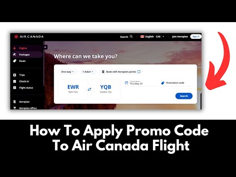 How To Apply Promo Code To Air Canada Flight (2025) STEP BY STEP
