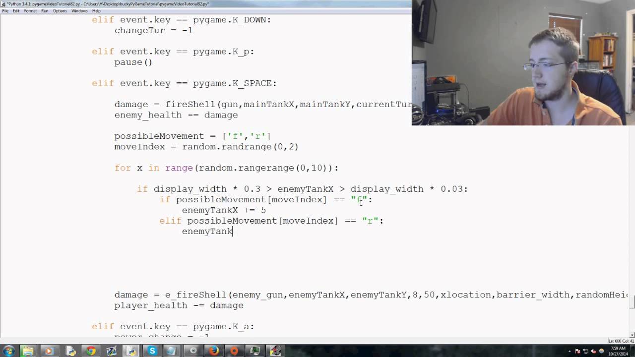 Pygame (Python Game Development) Tutorial - 82 - Enemy Tank Movement