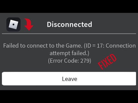 How to fix roblox error code 279 / Roblox disconnected error code 279 / Fix roblox error code 279